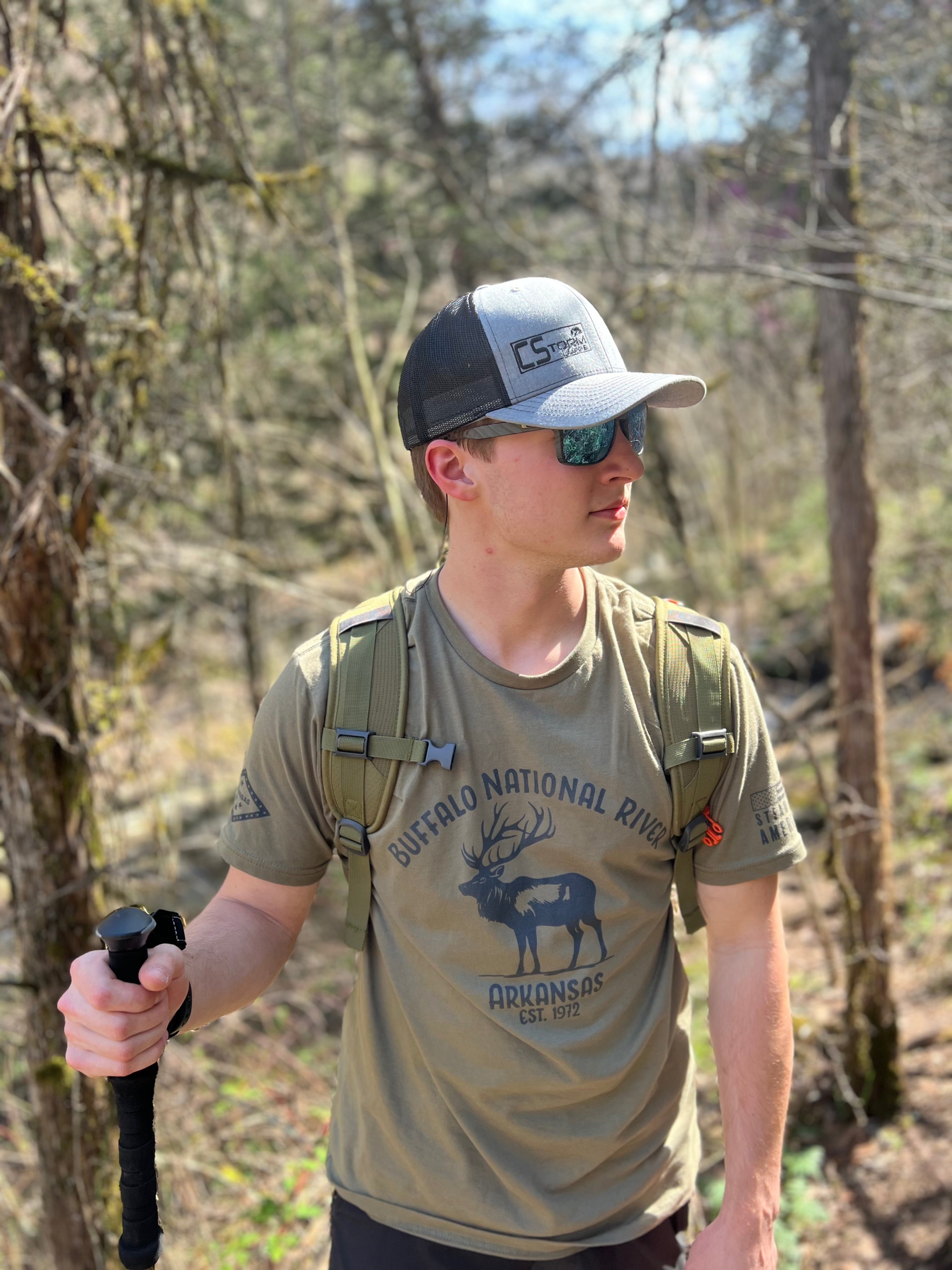 Steadfast American - Buffalo National River, Elk T-Shirt